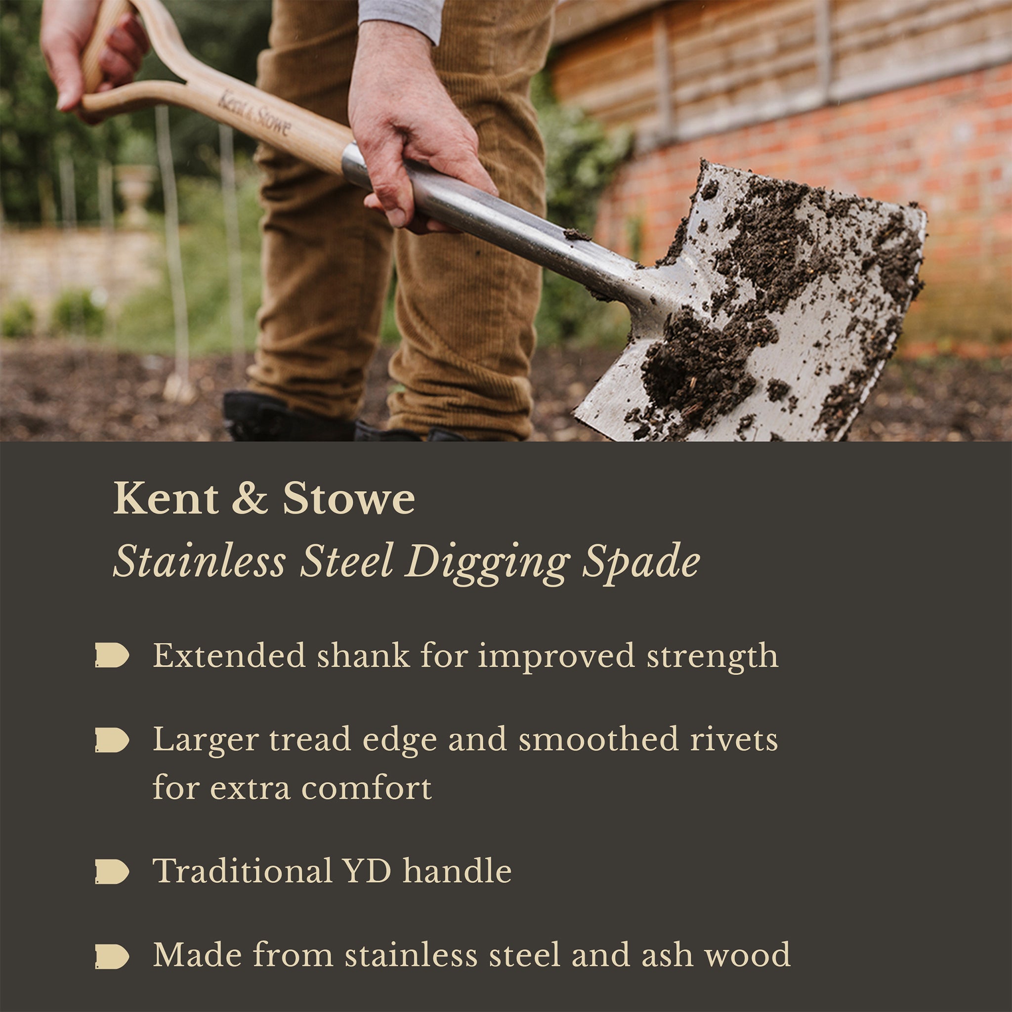 Kent & Stowe Digging Spade - Digging & Cultivating Tools