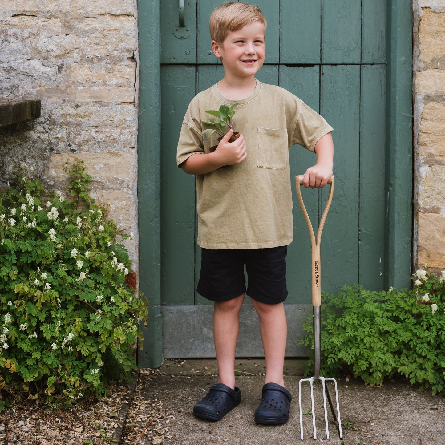 Kent & Stowe Kids Stainless Steel Digging Fork - Kids Tools