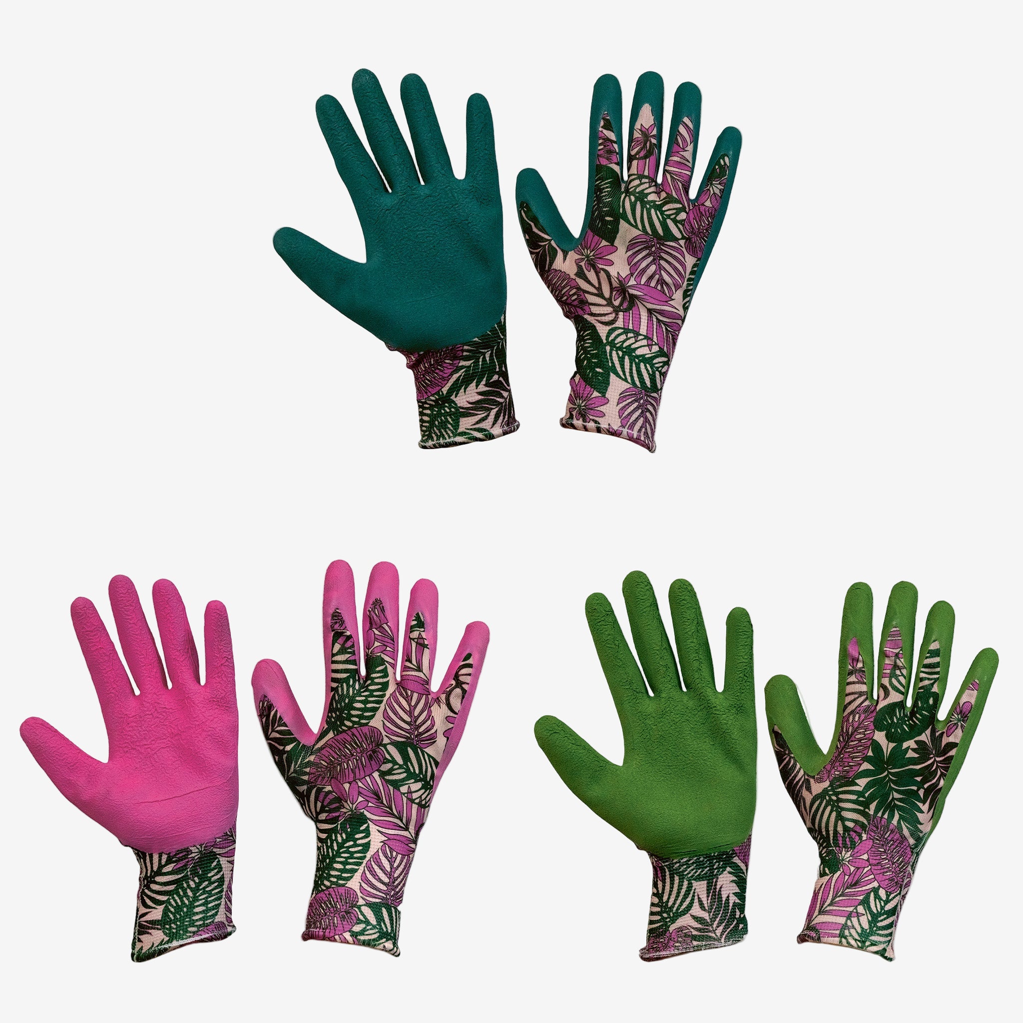 Kent & Stowe Weeding Gloves Botanical Triple Pack - Gardening Gloves