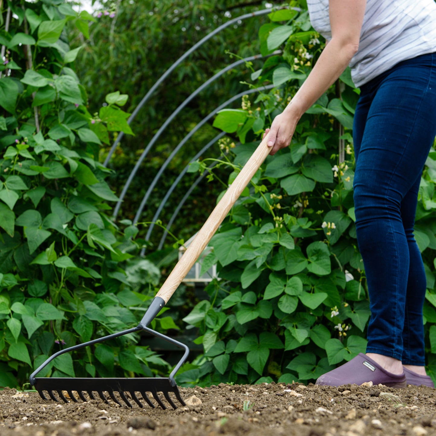 Kent & Stowe Long Handled Soil Rake - Digging & Cultivating