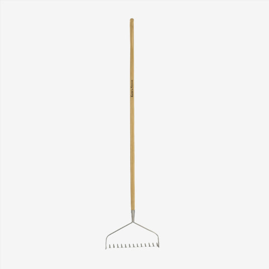 Kent & Stowe Stainless Steel Soil Rake - Cultivating Tools