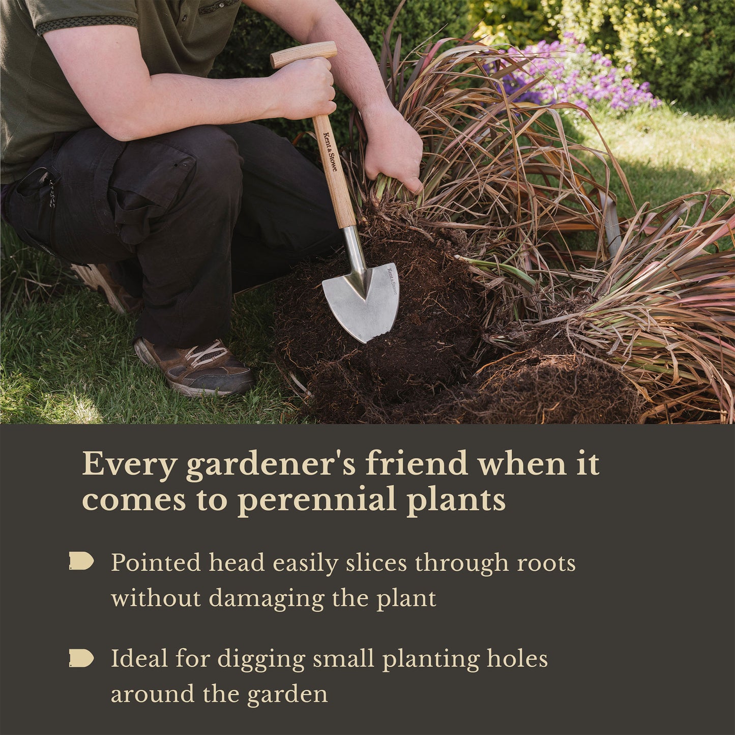 Kent & Stowe Perennial Spade - Digging & Cultivating Tools